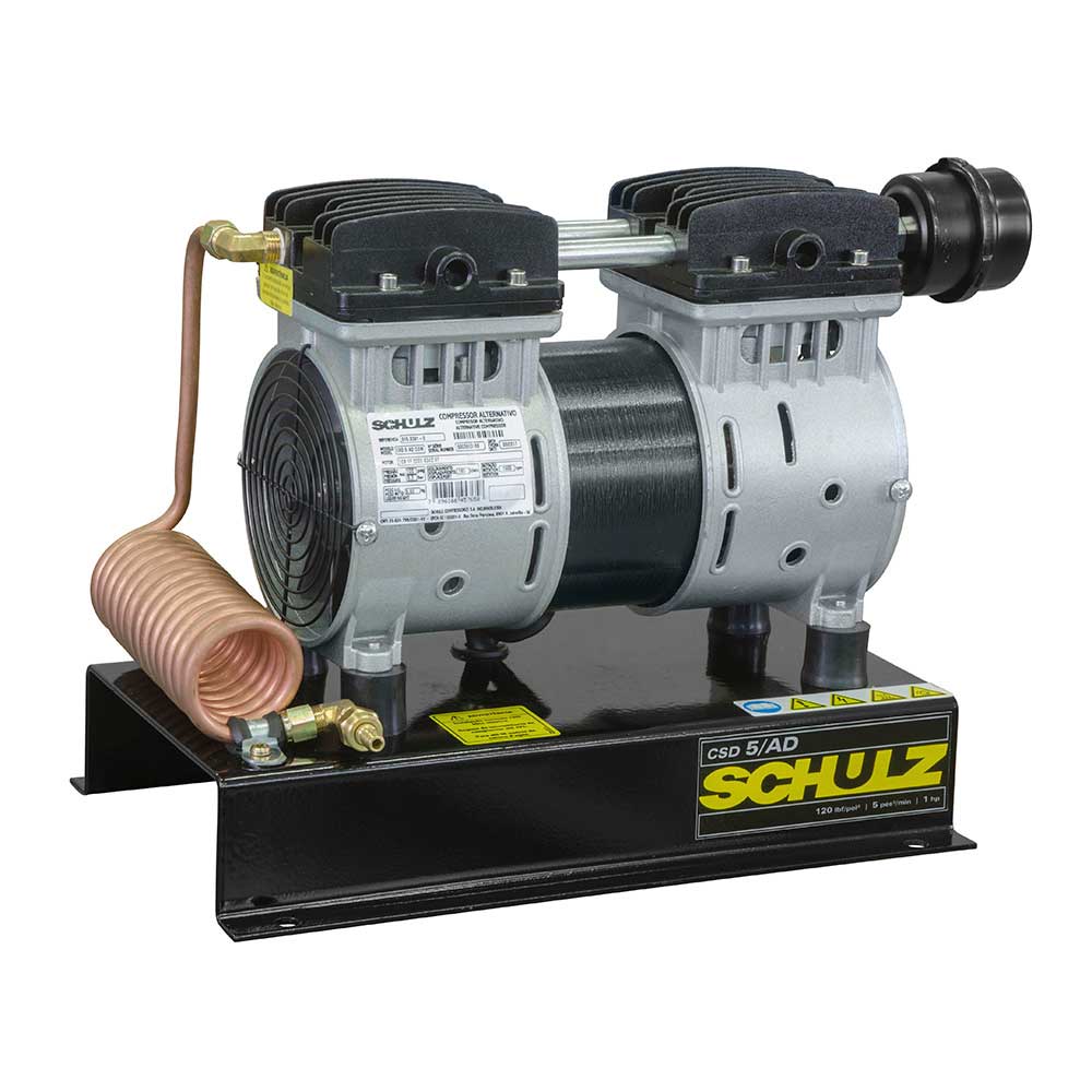 Compressor Isento de Óleo Ar Direto Schulz CSD 5/AD com base | G-Haus ...