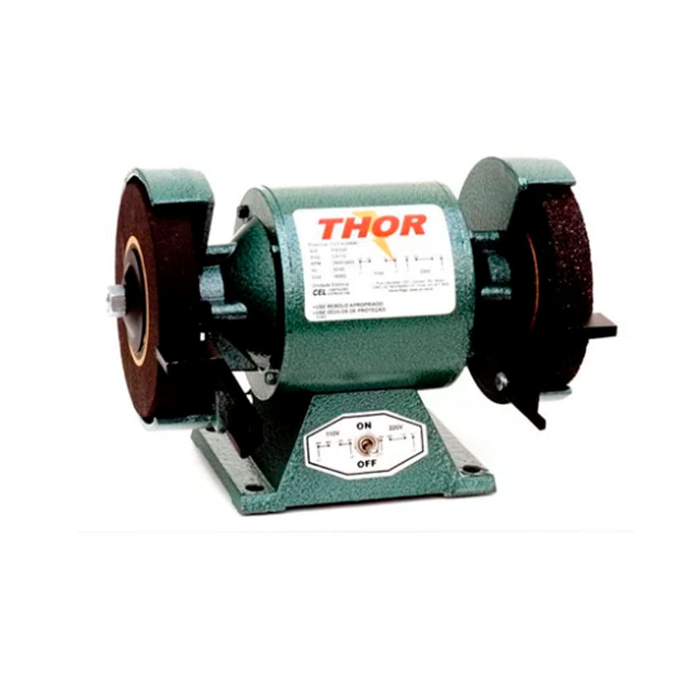 Moto Esmeril Cel 36003 1/2 CV trifásico linha industrial | G-Haus - G-Haus