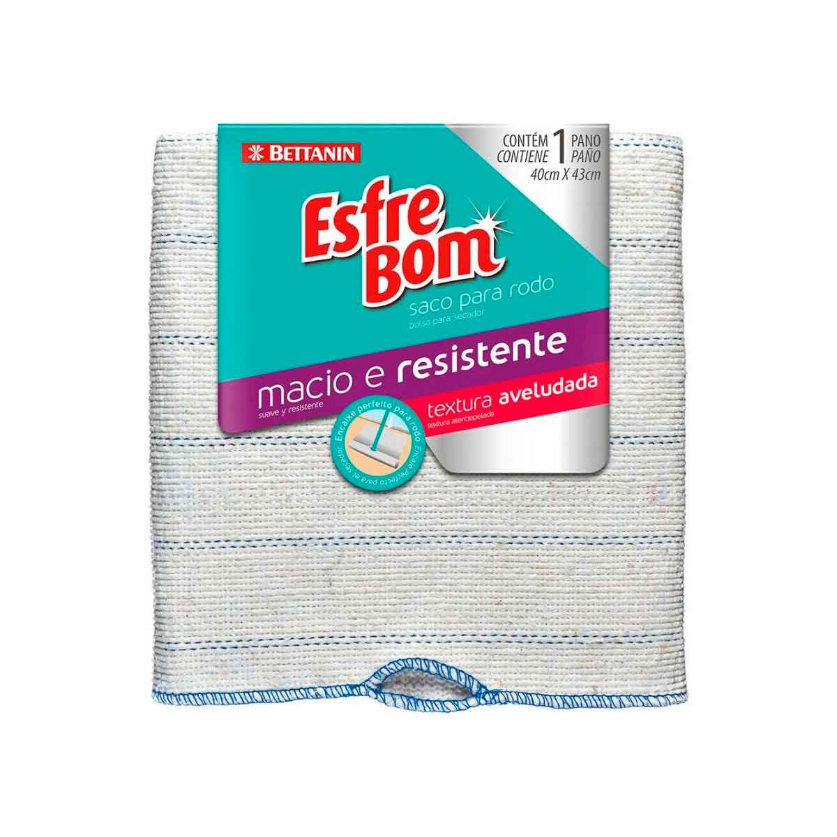 Pano Saco Algodão para Rodo Esfrebom | G-Haus - G-Haus