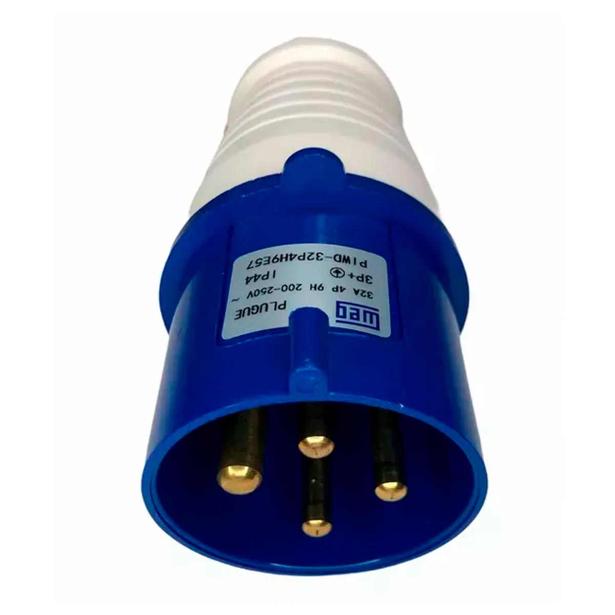 Plug Industrial 16A Azul 4 Polos Weg | G-Haus - G-Haus