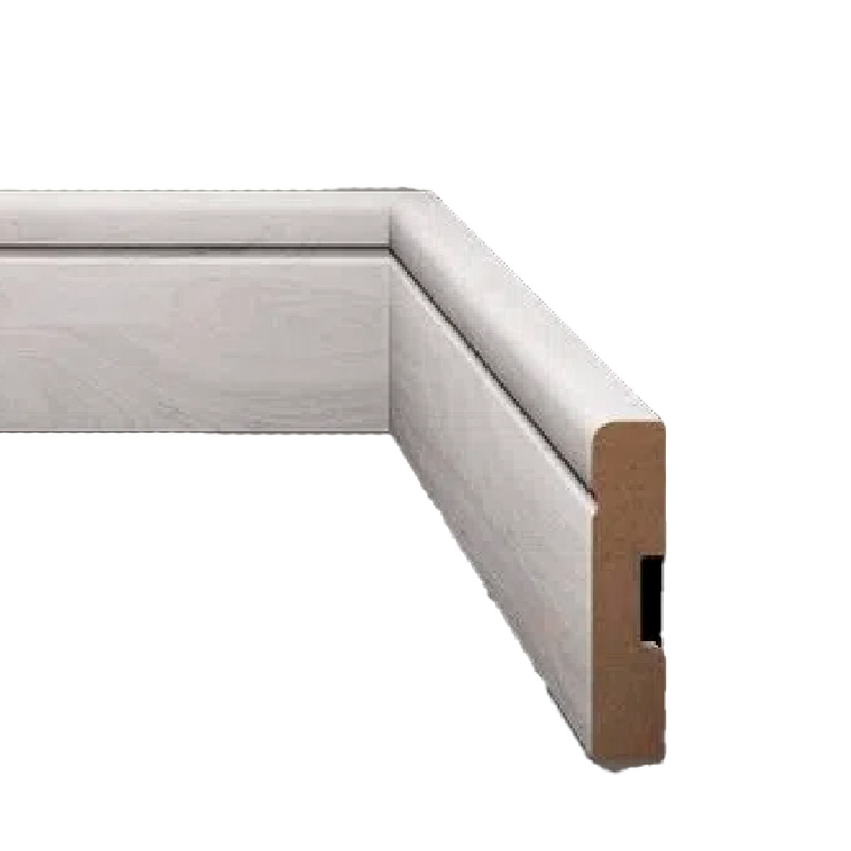 Rodapé Mdf Estilo 2 Eucafloor Branco | G-Haus - G-Haus