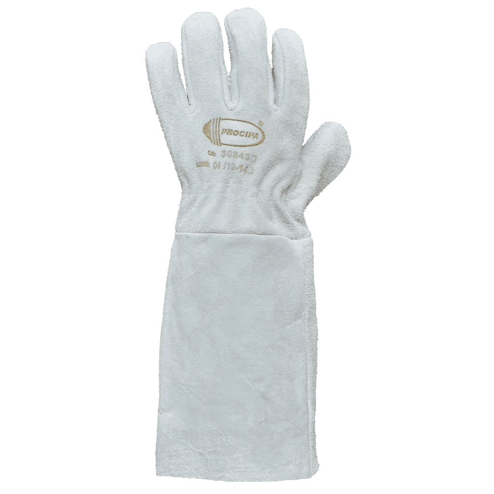 Luva de Raspa Procipa Punho 15cm com Linha de Aramida | G-Haus - G-Haus
