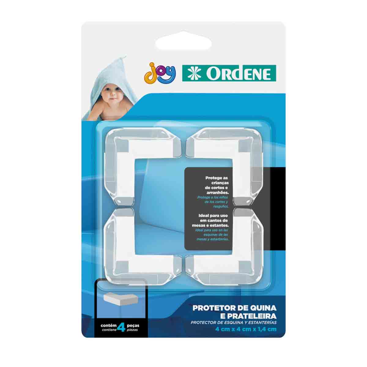 Protetor Plástico Quina e Prateleira Ordene | G-Haus - G-Haus