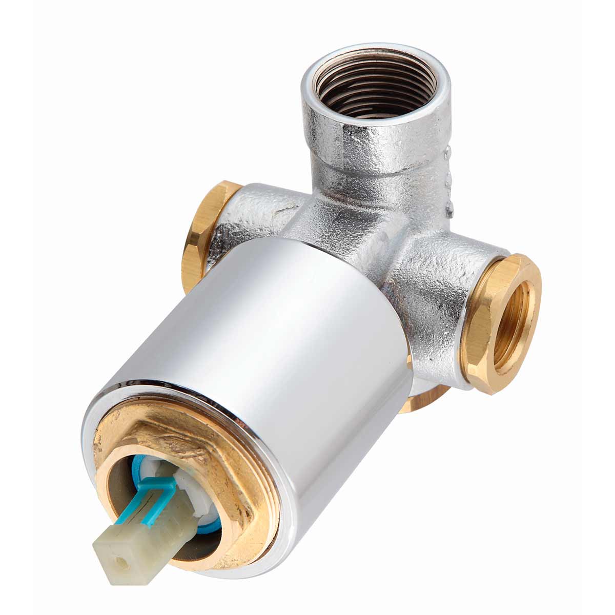 Base Monocomando Chuveiro 3/4" Meber Cromado | G-Haus - G-Haus